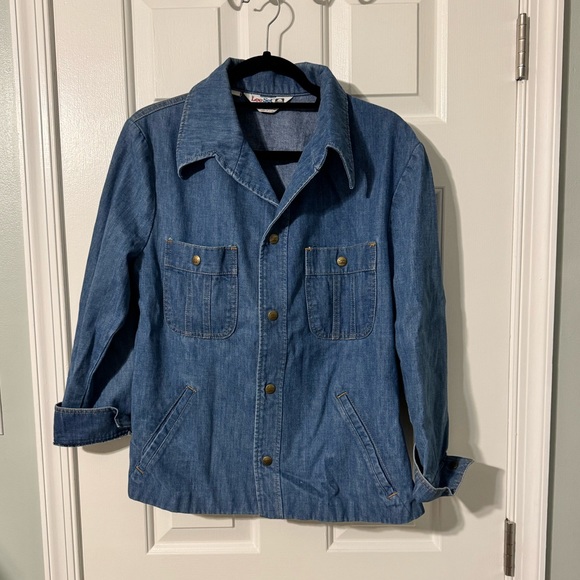 Lee | Jackets & Coats | Vintage 97s Lee Set Cotton Denim Jacket Blazer ...